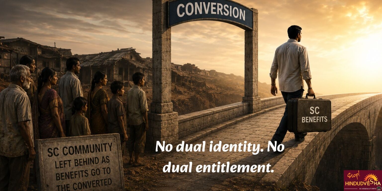 SC status lost after conversion, Court rules.